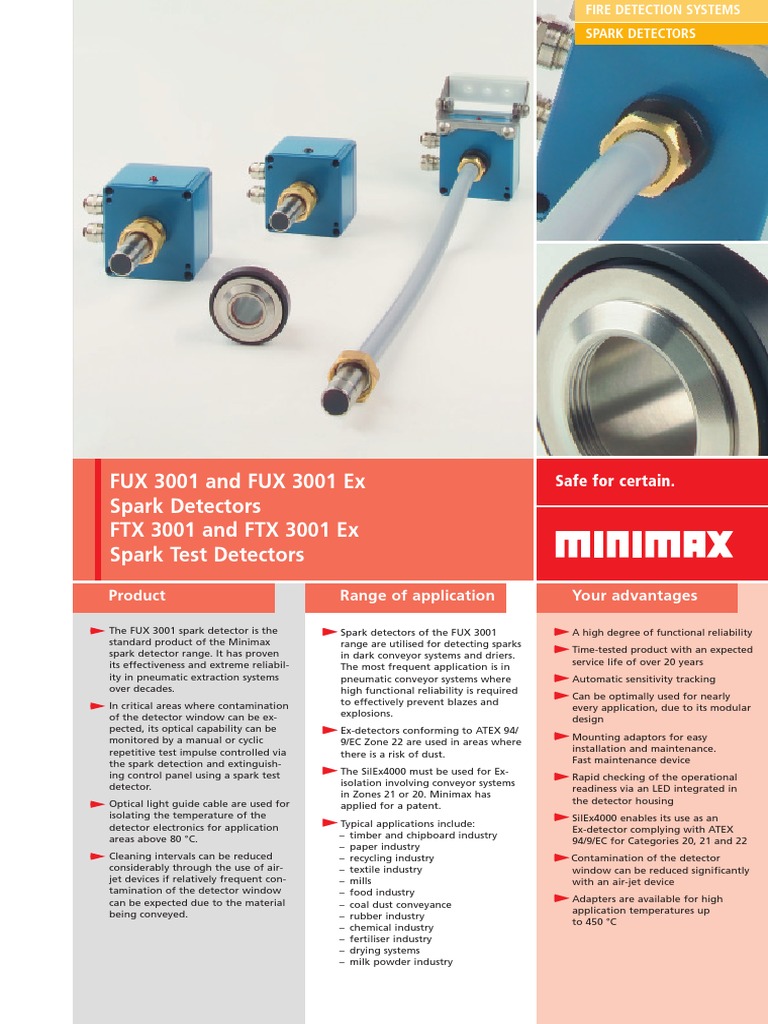 MX Spark Test Detector FUX 3001 FUX 3001ex FTX 3001 Ex PDF | PDF ...
