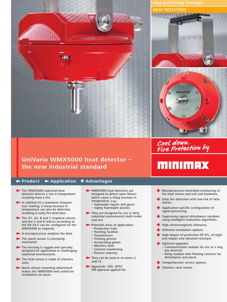 MX UniVario WMX5000 Heat detector.pdf | Sensor | Relay
