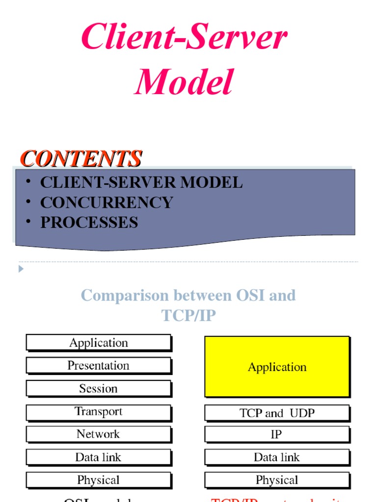 Client-Server Model & Concurrency | PDF