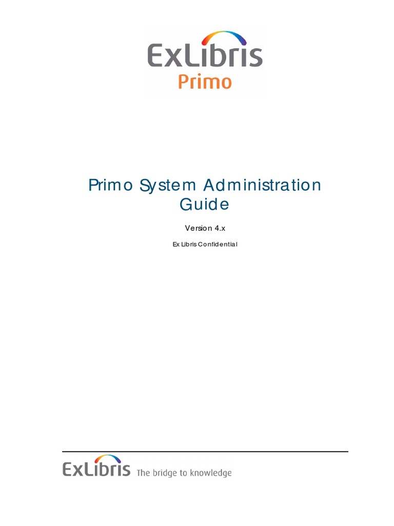 Primo System Administration Guide | PDF | Search Engine Indexing ...