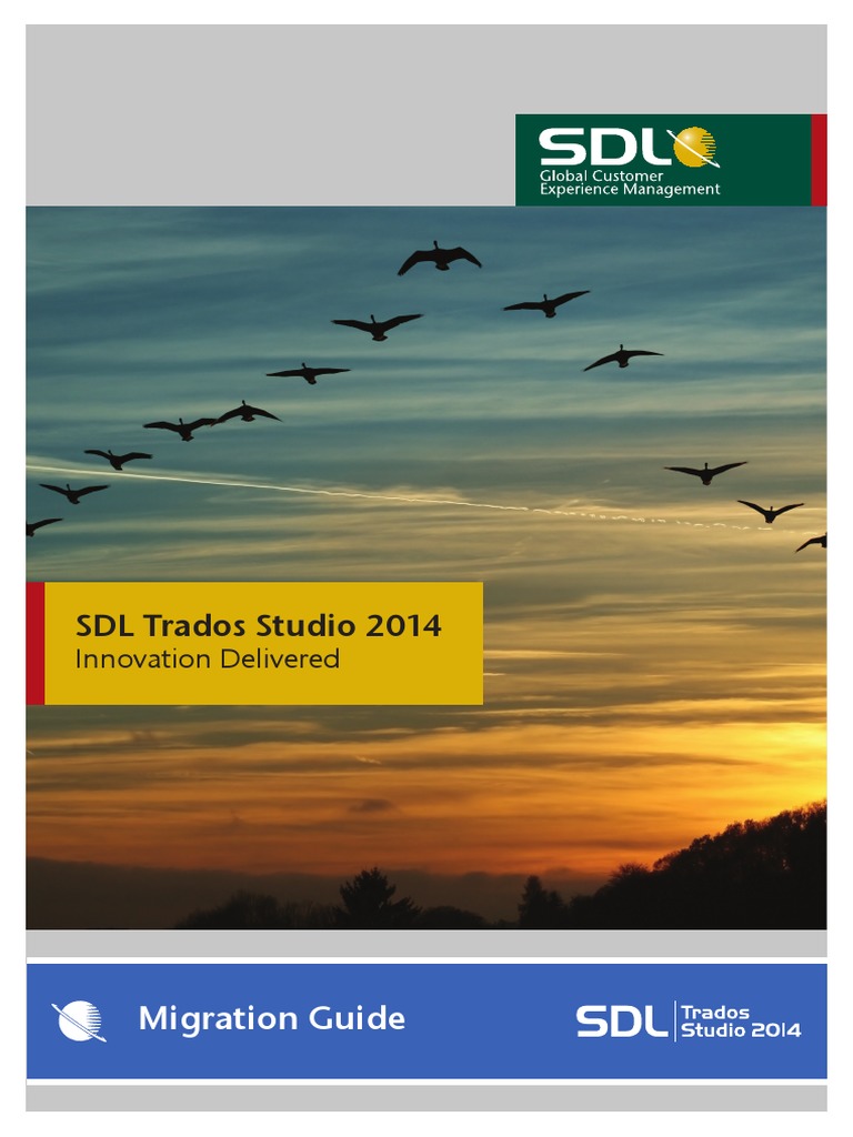 SDL Trados Studio 2014 SP1 Migration Guide | Download Free PDF | Computing | Software