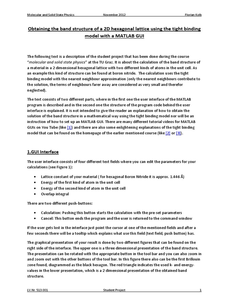 Calculating Density of States - Matlab | PDF | Electronic Band ...