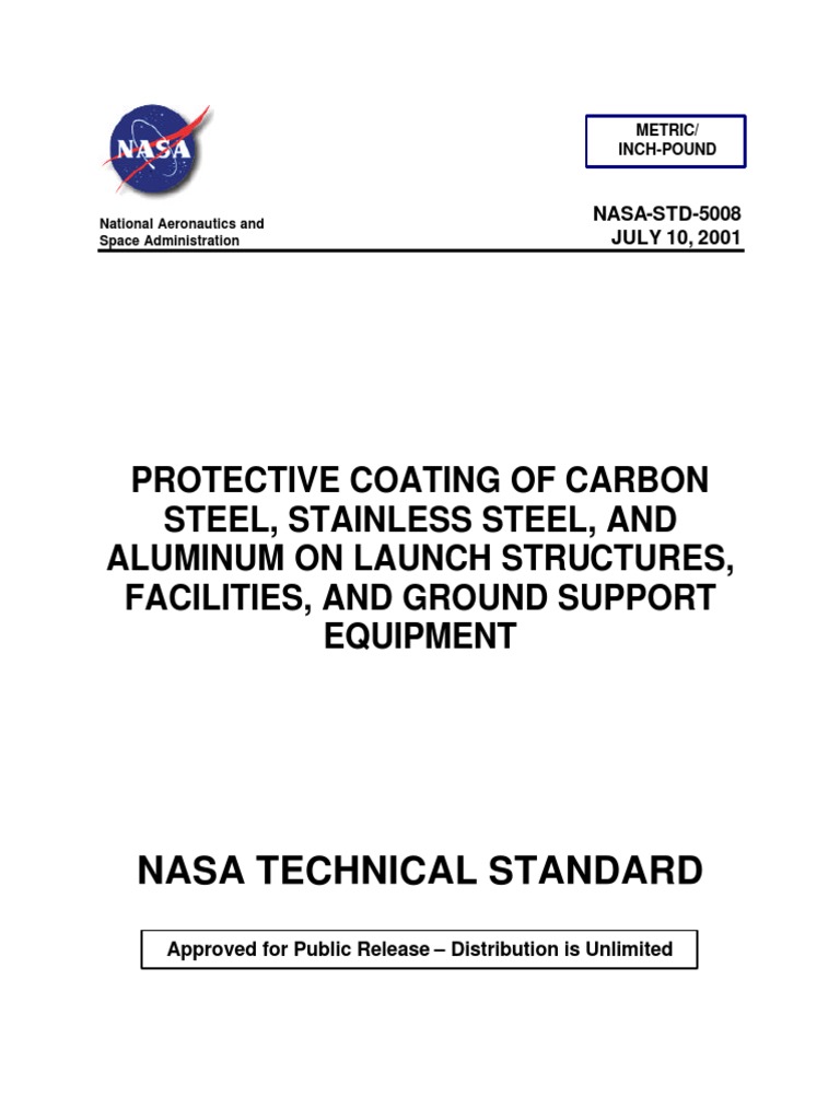 NASA Protective Coating Standard | PDF | Galvanization | Corrosion