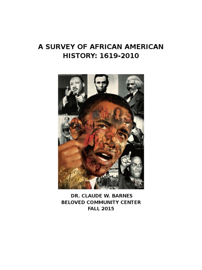 African American History Syllabus For BCC Fall 2015 | PDF | African ...