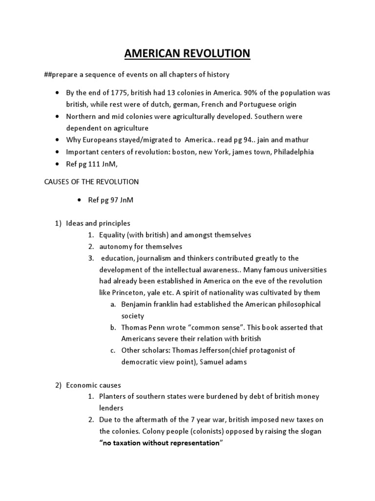 American Revolution | PDF | Mercantilism | American Revolution