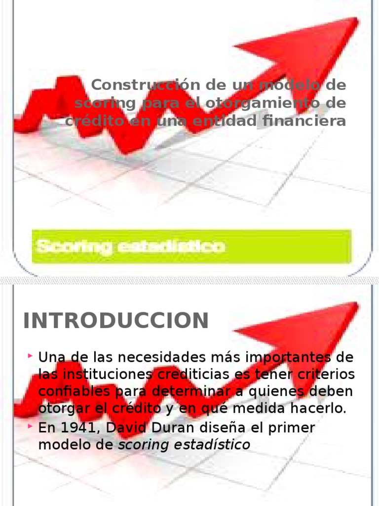 Diapositivas Construcción de Un Modelo de Scoring. | PDF | Regresión ...