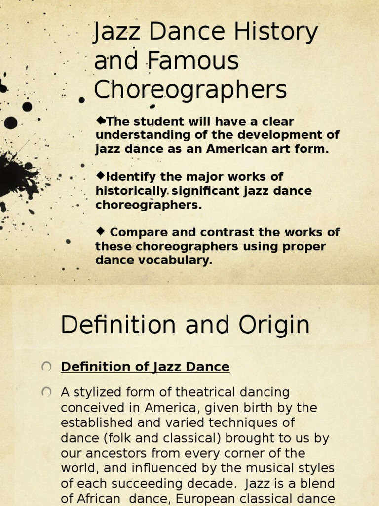 Jazz Dance Slide Show | PDF | Dances | Jazz