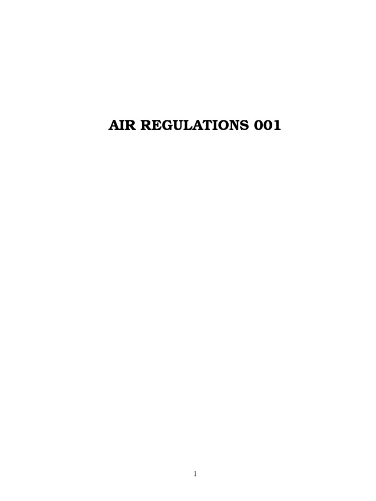 Air Regs Question Bank (With Answers) | PDF | Instrument Flight Rules | Air Traffic Control