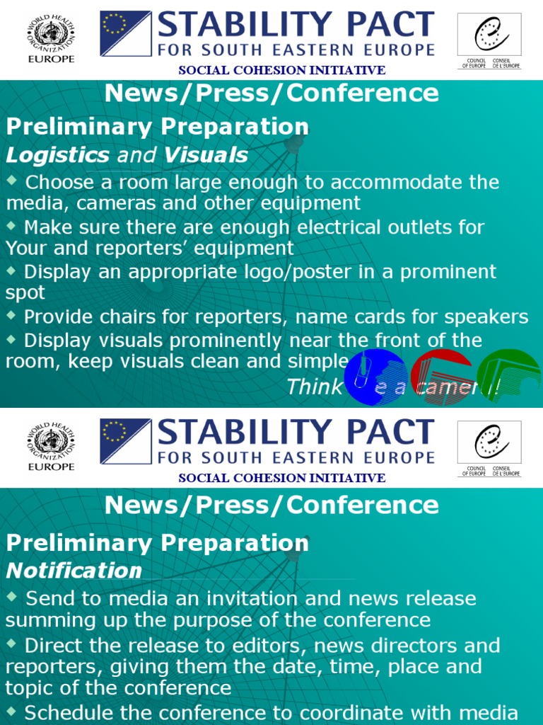 News/Press/Conference: Preliminary Preparation | PDF