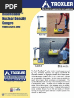 Manual Troxler Training 3430 Plus 3440 Plus | PDF | Soil | Water