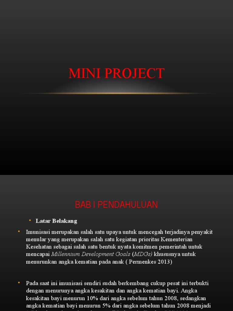 Mini Project Internship | PDF | Pengembangan Diri