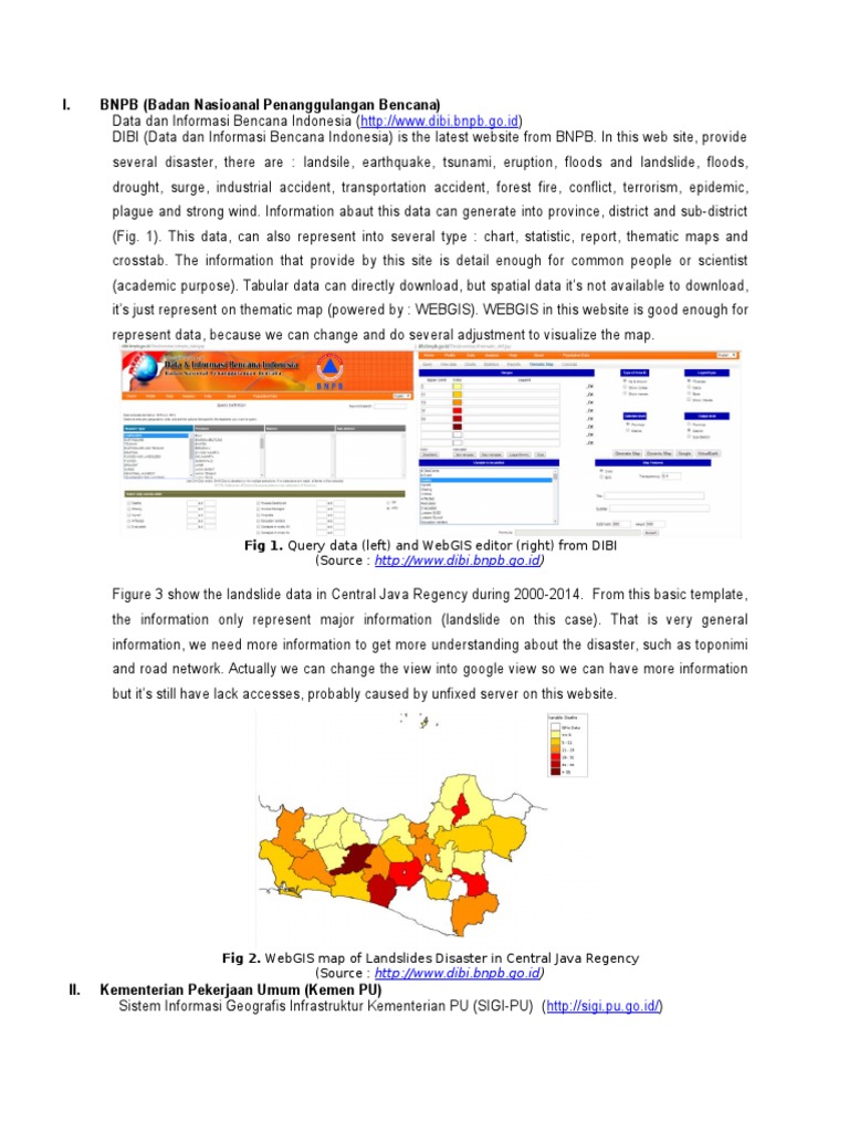 IA - 01 - GIS On Several Departement in Indonesia | PDF | Websites | Map