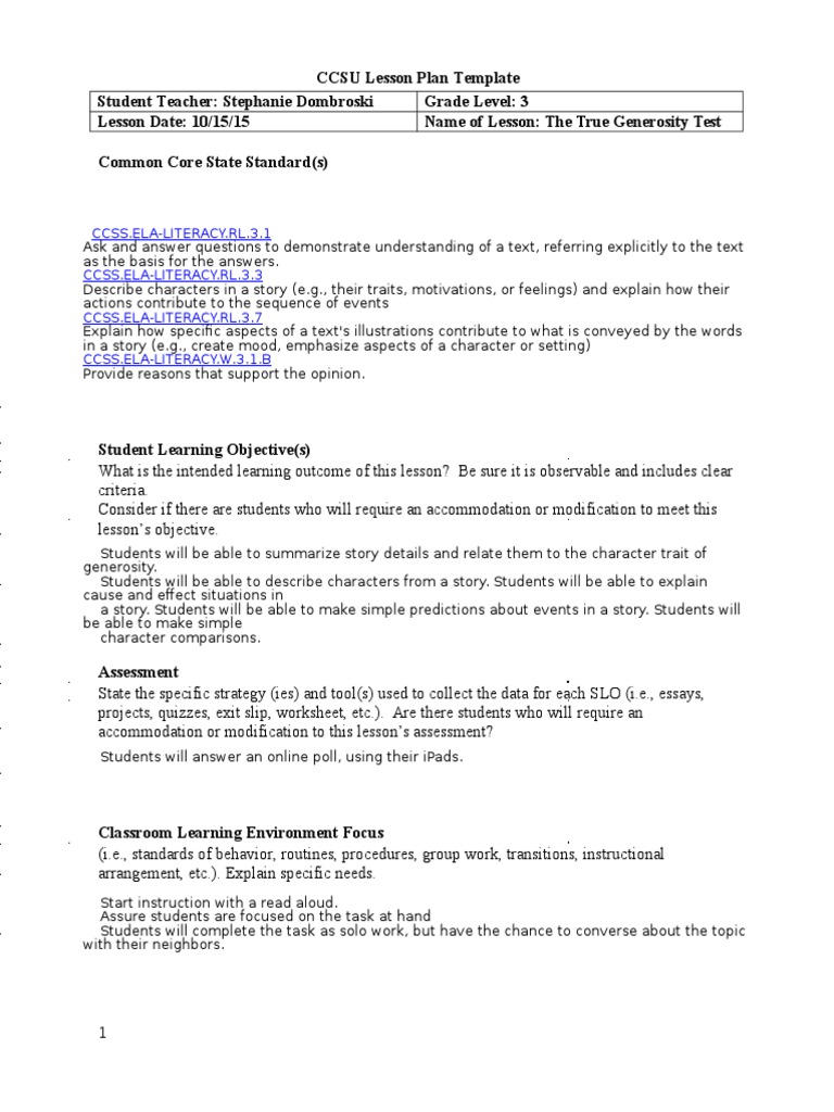 EDT 415 Lit. Lesson 2 | PDF | Educational Assessment | Learning