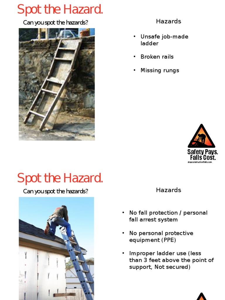 Spot-the-Hazard.ppt | Scaffolding | Personal Protective Equipment