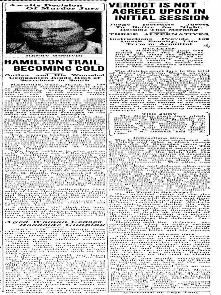 Henry Methvin Trial March 1935, in His Own Words | PDF | Justice ...