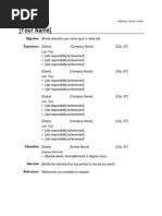 Certificate of Employment COE Template | PDF