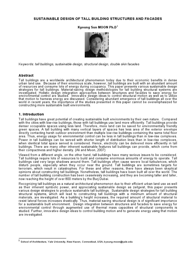 Sustainable Design of Tall Building Structures and Facades PDF ...