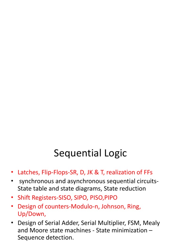 Unit 5 DLD | PDF | Computer Engineering | Digital Electronics