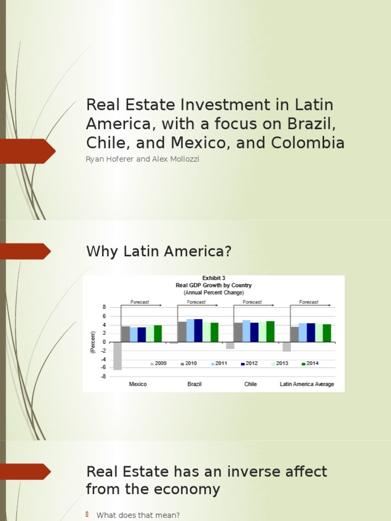Real Estate Latin America Powerpoint | PDF
