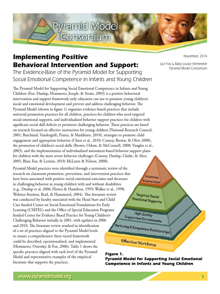 Implementing Positive Behavioral Intervention and Support | PDF ...