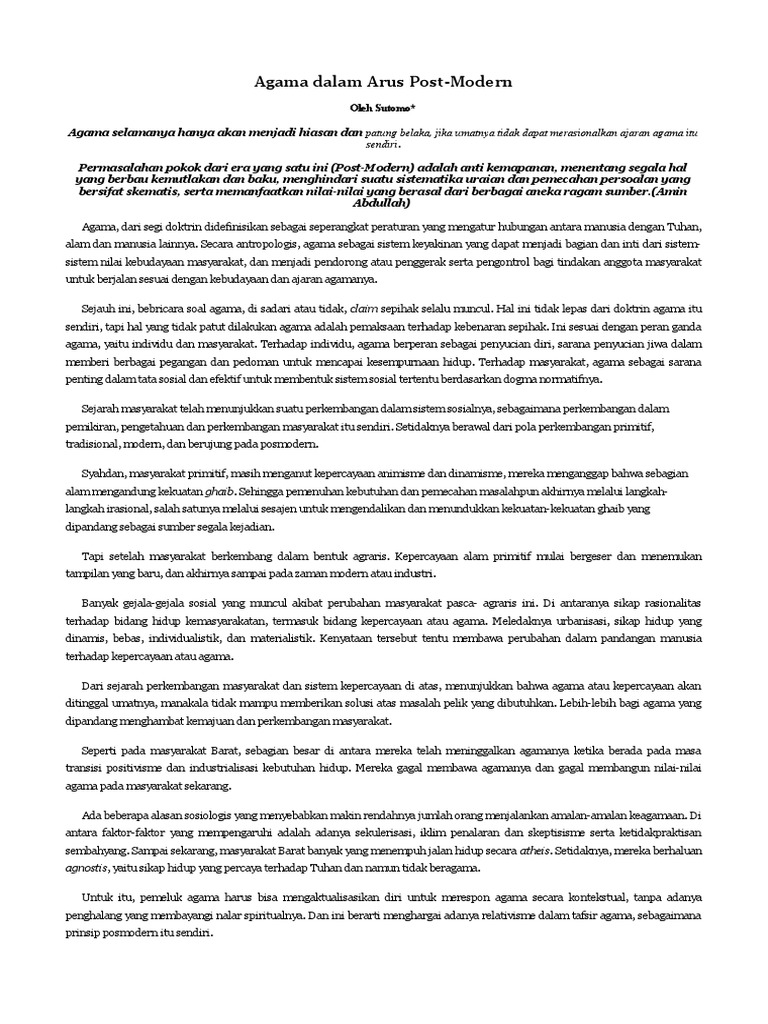 Agama Primitif | PDF