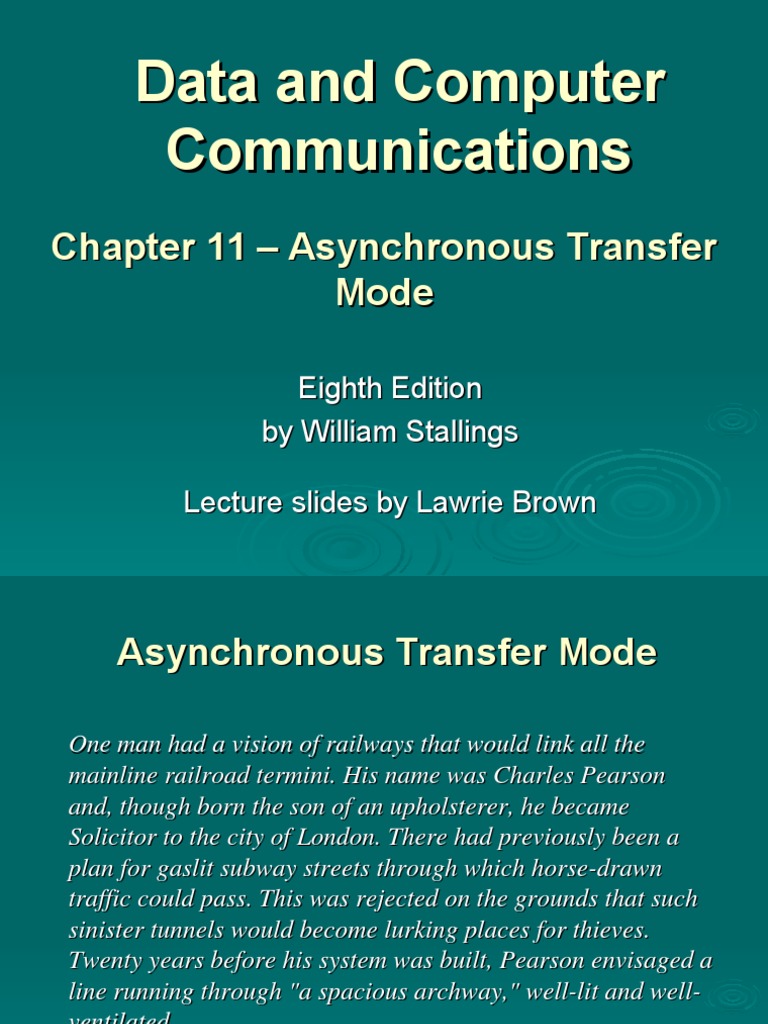 Data and Computer Communications | PDF | Asynchronous Transfer Mode ...