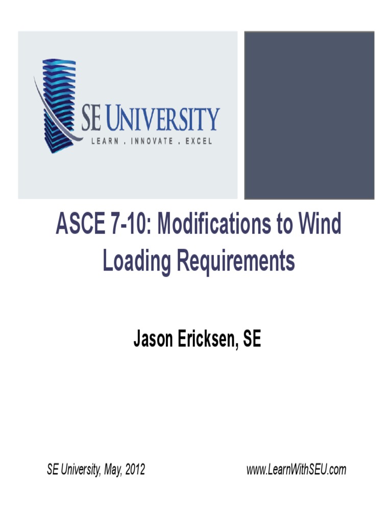 2012.05.09 - ASCE 7-10 Modifications To Wind Loading Requirements | PDF ...