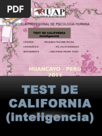 Informe Del Test de Madurez Mental de California | PDF | Razón | Sicología