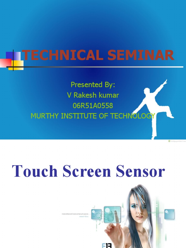 Touch Screen Sensor | PDF | Touchscreen | Electronic Engineering