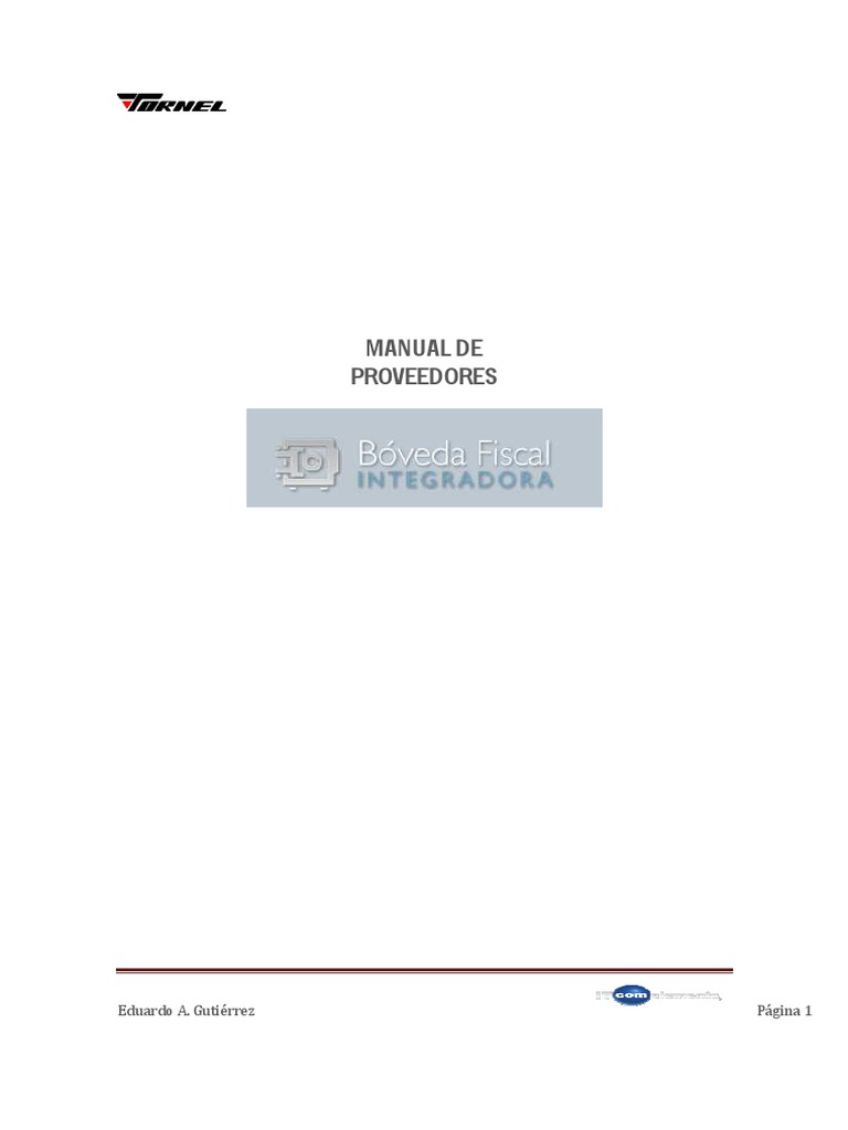 Manual de Facturación Tornel | PDF | Localizador Uniforme de Recursos ...