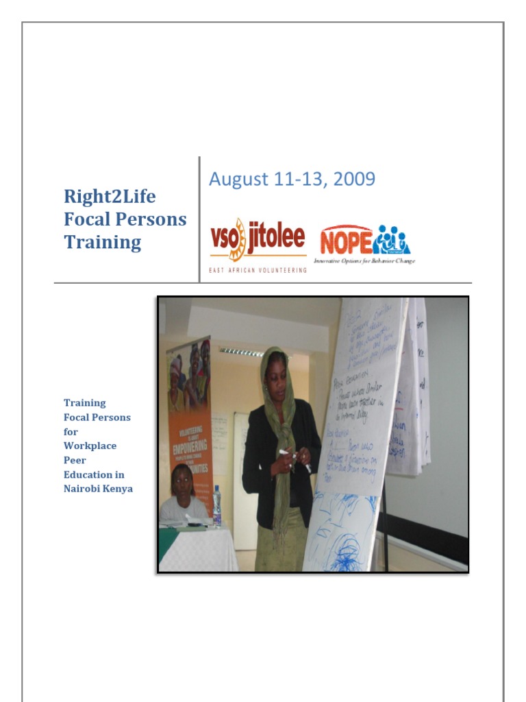 Focal Person | Download Free PDF | Hiv/Aids | Condom