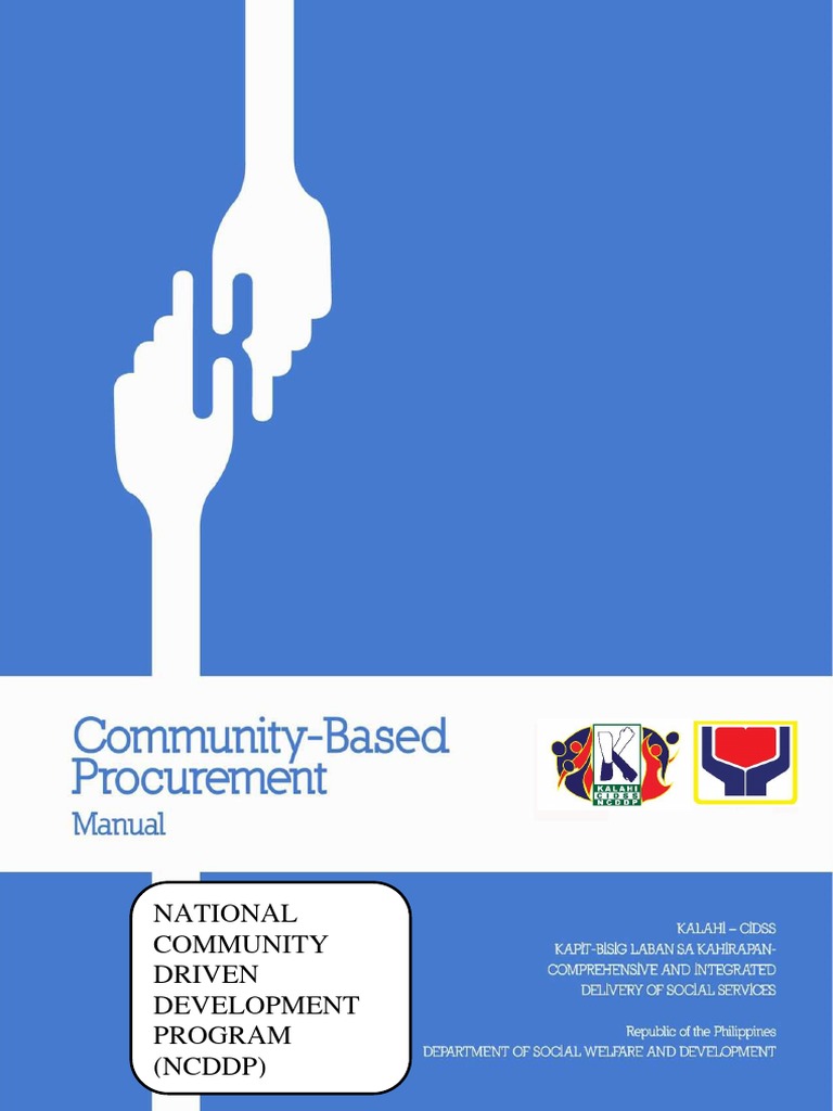 NCDDP Revised CBPM Volume One Ver Oct25 - 2014 | PDF | Procurement ...