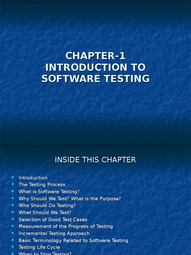 Software Testing | PDF | Formal Verification | Software Testing