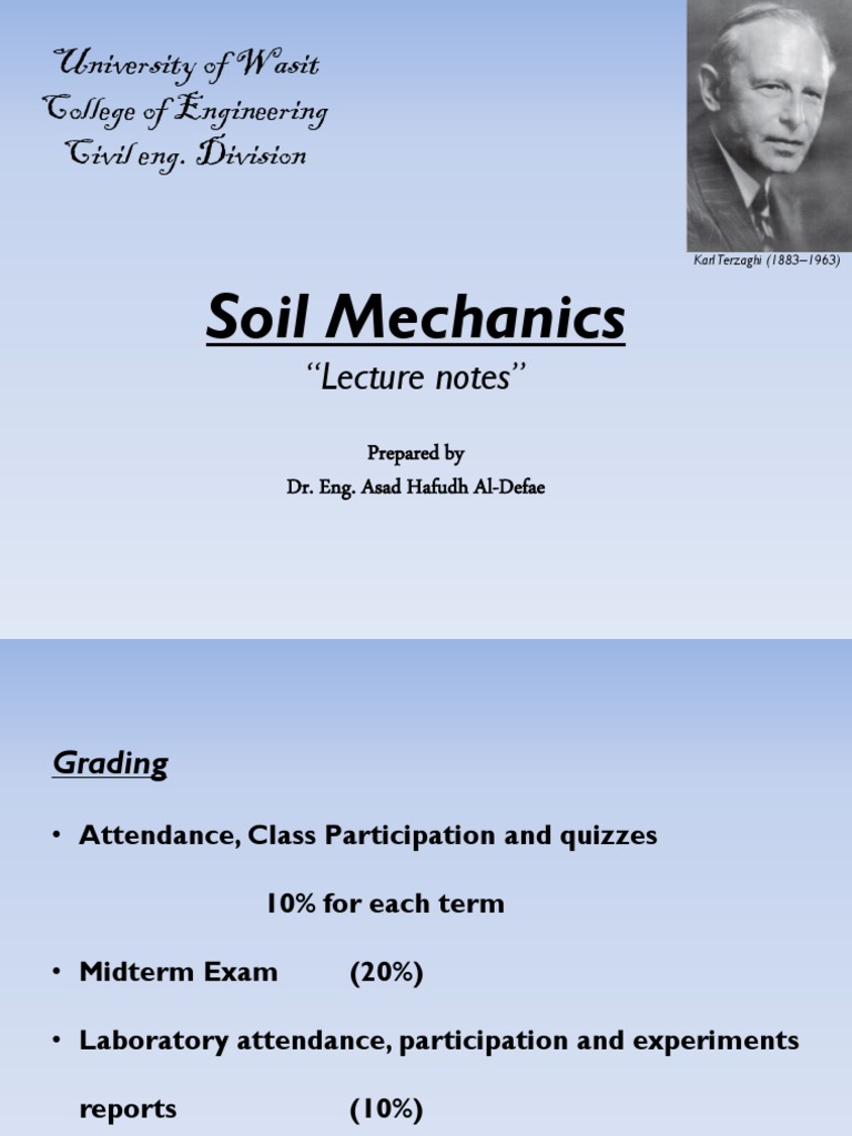 Lecture 1 and 2 | PDF | Soil Mechanics | Soil