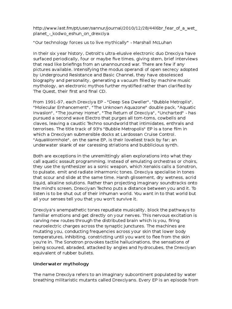 Fear of A Wet Planet | PDF | Entertainment (General) | Nature