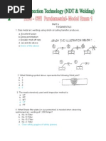 Welding Symbols Quiz and Answers | PDF | Welding | Construction