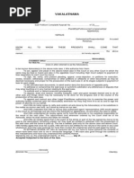 Blank Vakalath High Court | PDF