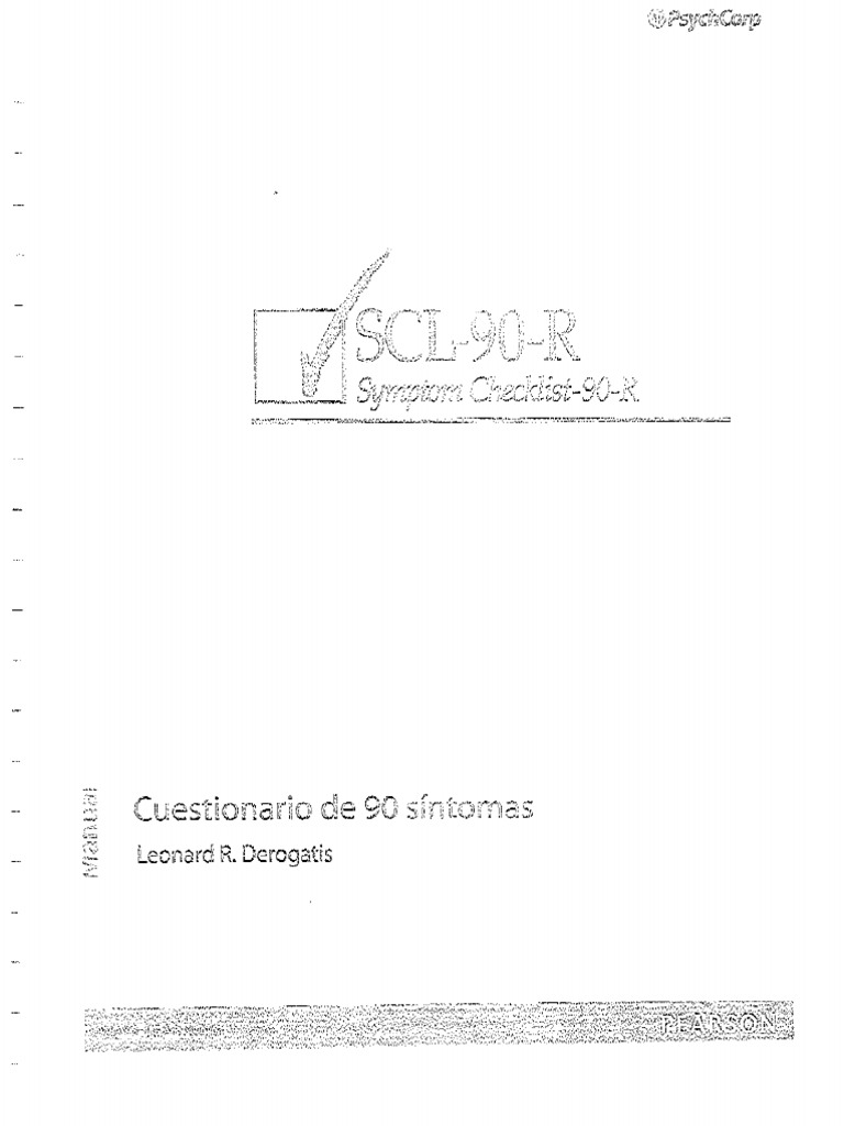 SCL 90 | PDF