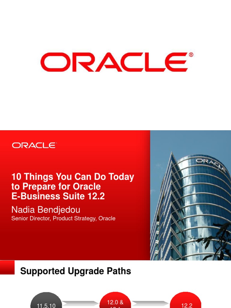 Oracle E Business Suite Release 12 2 Features Oracle Database