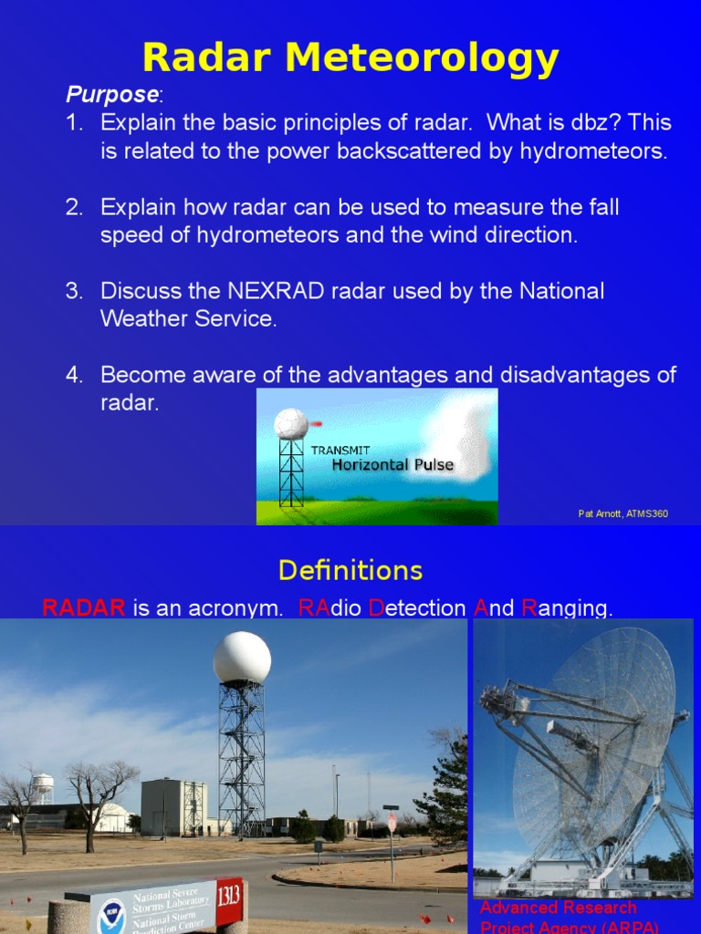 Radar and Storms | PDF | Hail | Tornadoes