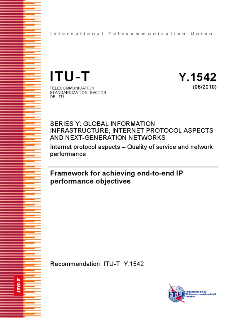 T Rec Y.1542 201006 I!!pdf e | PDF | Quality Of Service | Computer Network