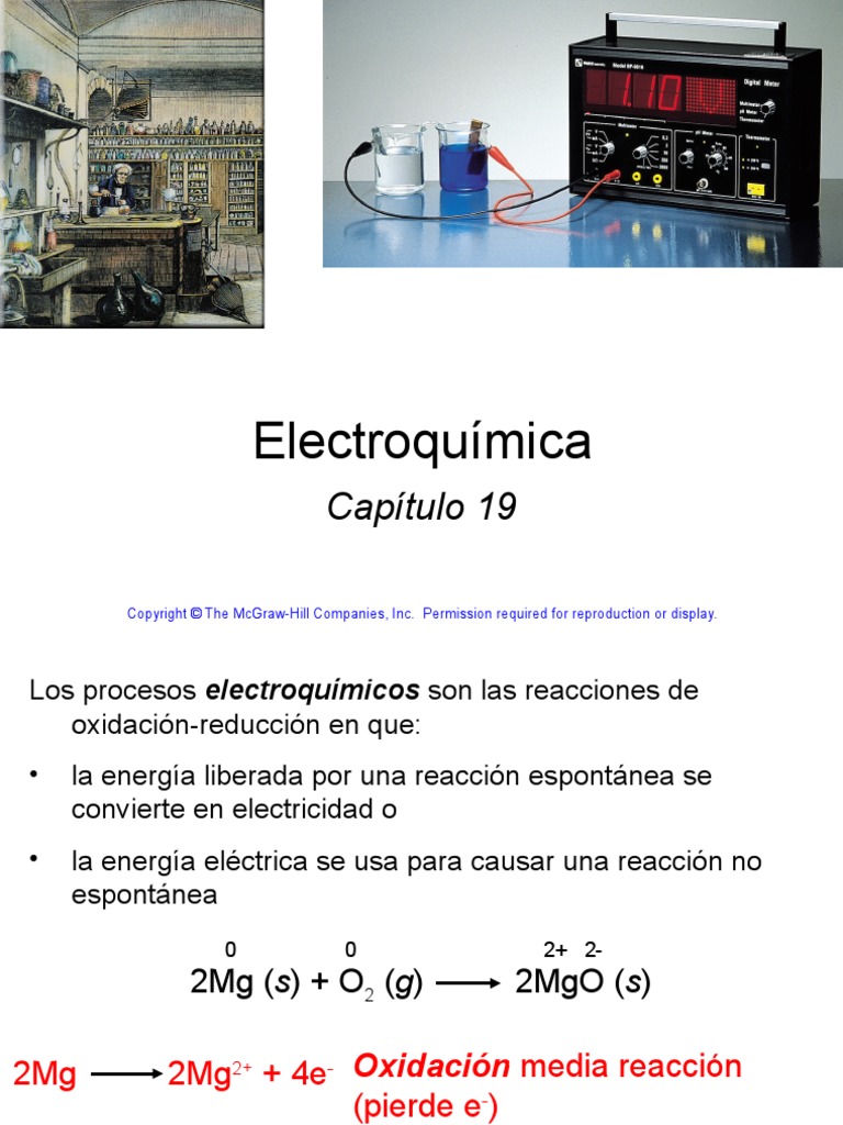Electroquímica. Raymond Chang | PDF | Redox | Electroquímica