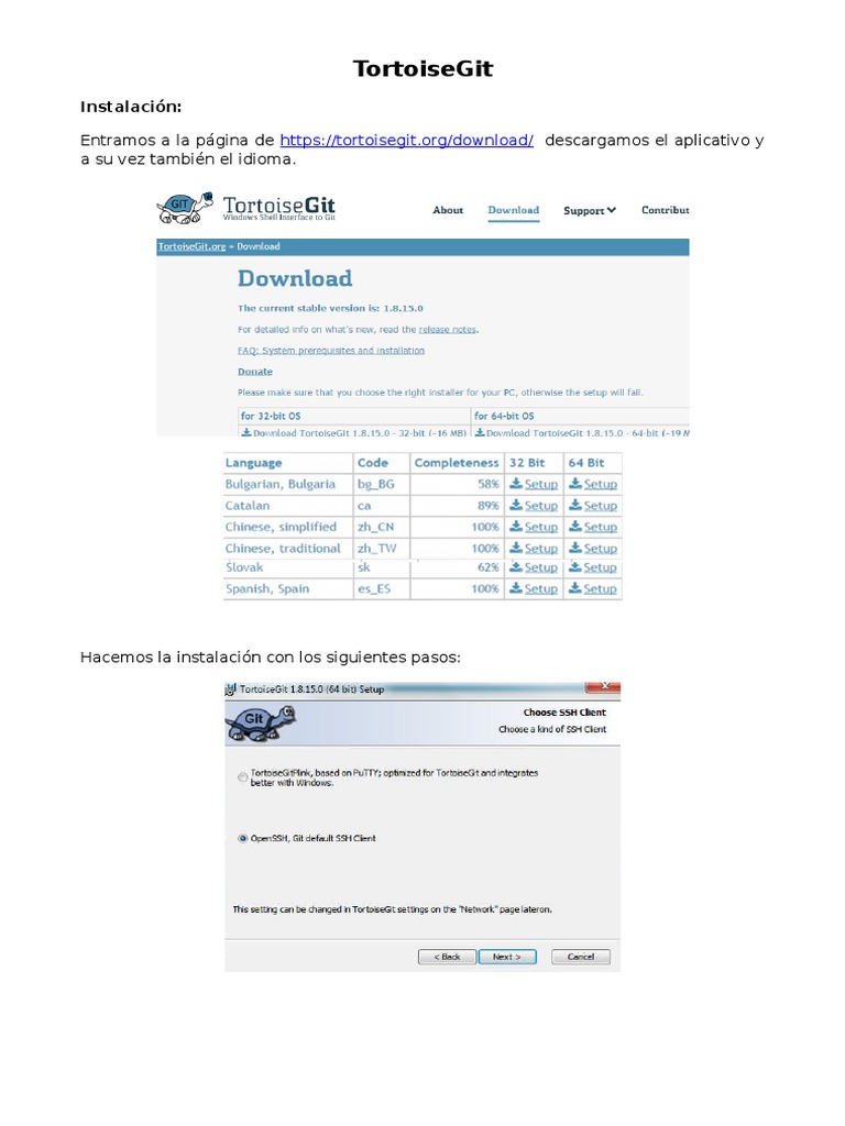 Tortoise Git | PDF | Informática | Software