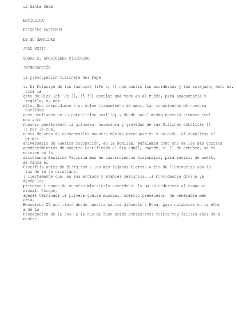 Princeps Pastorum | PDF | Iglesia Católica | Sacerdote