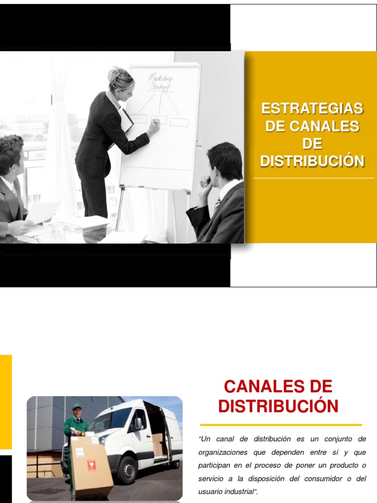 Marketing Empresarial. Estrategias de Canales de Distribucion | PDF