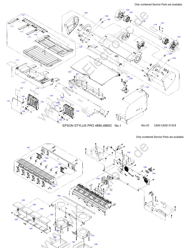 EPSON STYLUS PRO 4880 PARTS LIST