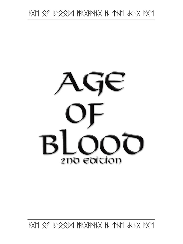 Age of Blood 2nd Edition | PDF