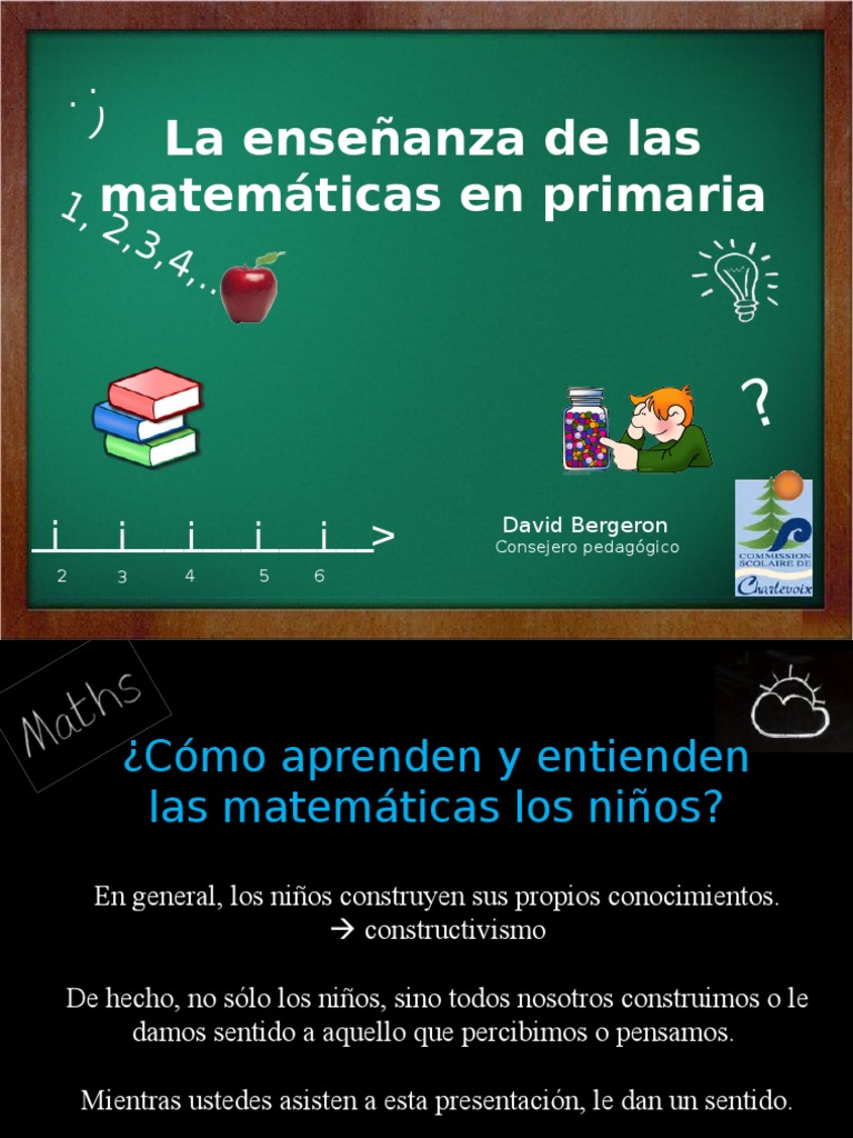 La Enseñanza De Las Matematicas En Primaria Español Prest Teoría De