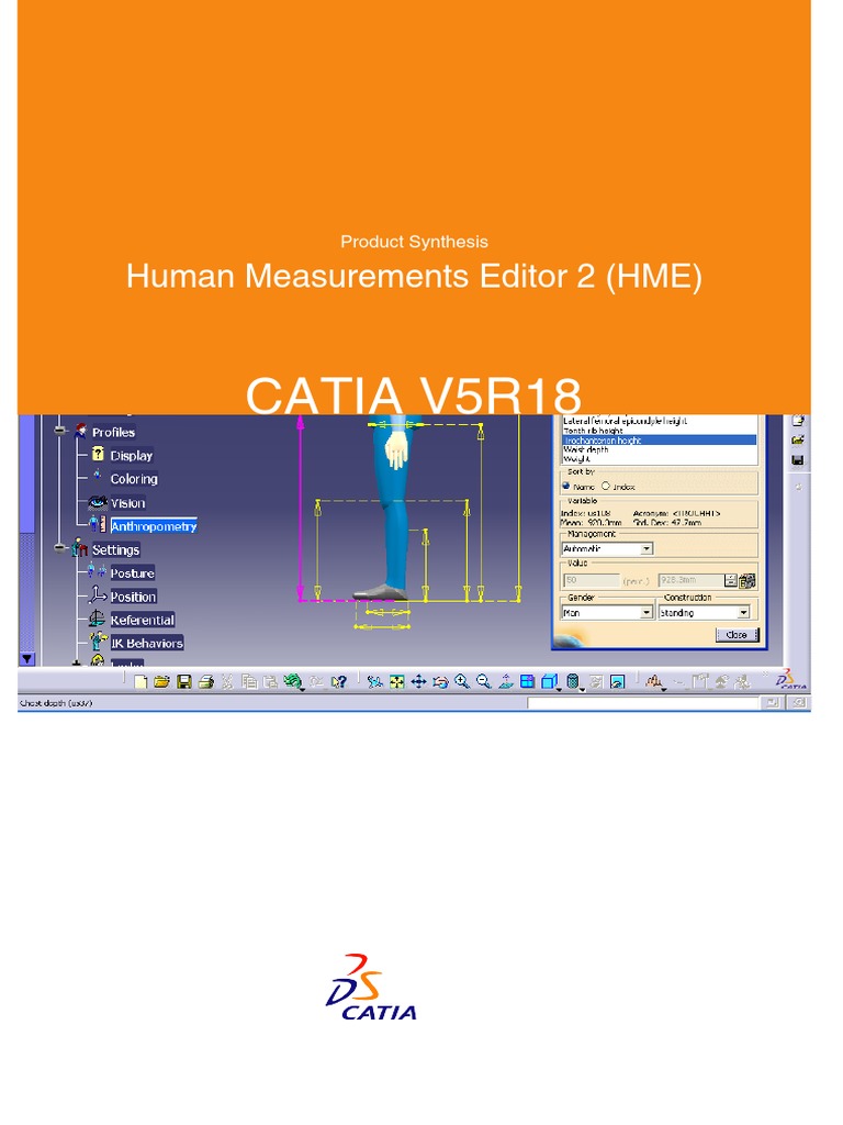 CATIA Human Measurements Editor 2 (HME) | Anthropometry | Target Audience