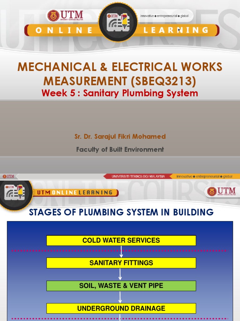 Sanitary Plumbing Systemmeasurement | PDF | Plumbing | Pipe (Fluid ...